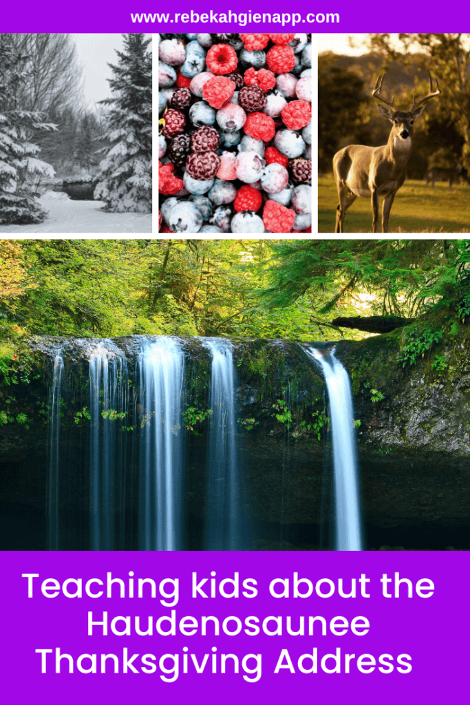 Teaching kids about the Haudenosaunee Thanksgiving Address